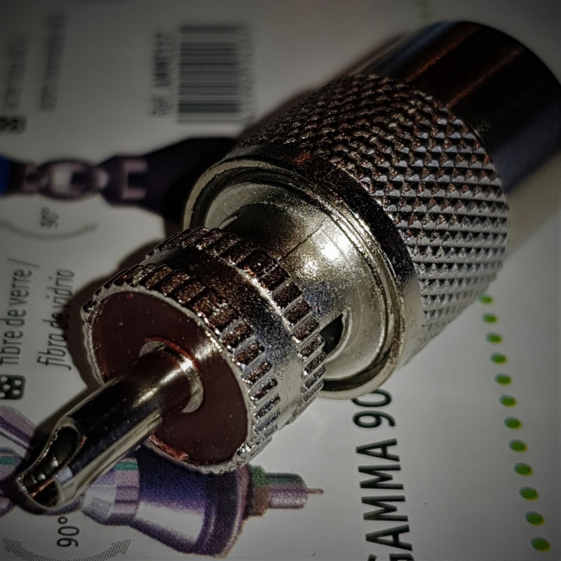 Connector UHF Male Metaal Zilver PL Plug 6MM