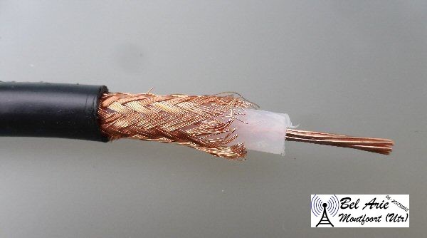 RG 58 CU 50 Ohm vertinde Kwaliteit dunne coax kabel PER METER